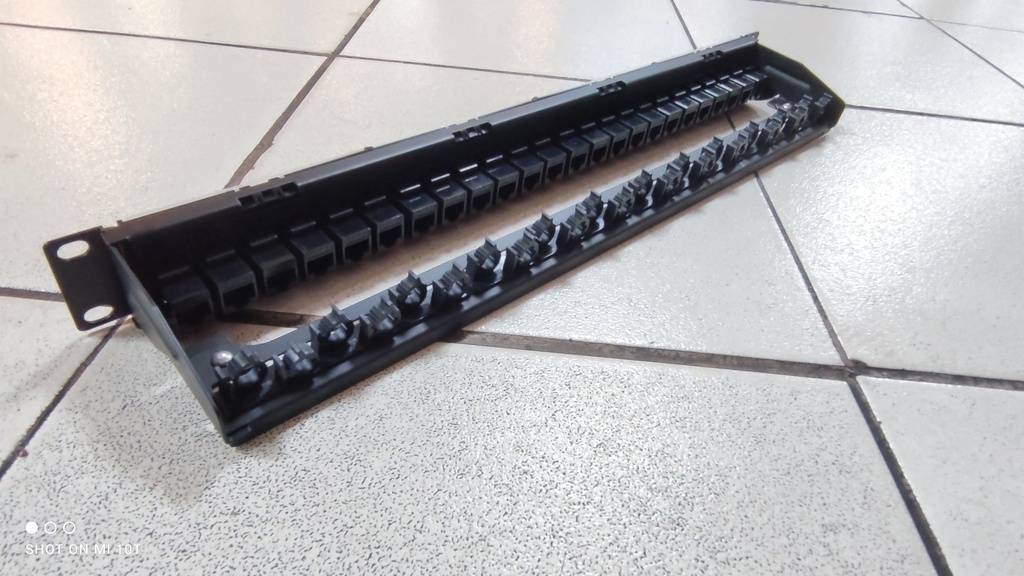 [NP25] 24P Cat6 Patch Panel (Inline/Loaded) | KalMan PH